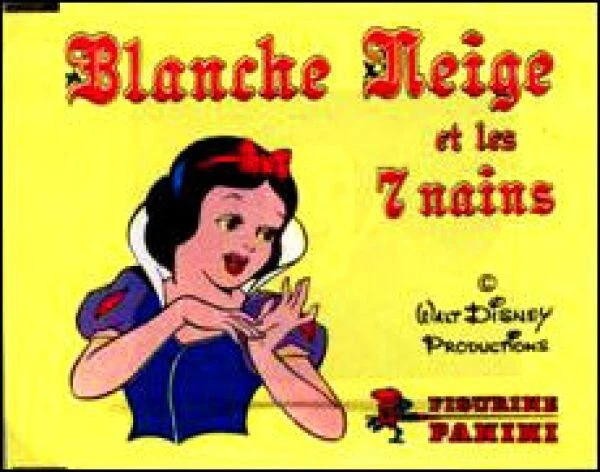 IMAGES BLANCHE NEIGE et les 7 Nains - Walt Disney - Panini - 1983 EUR ...