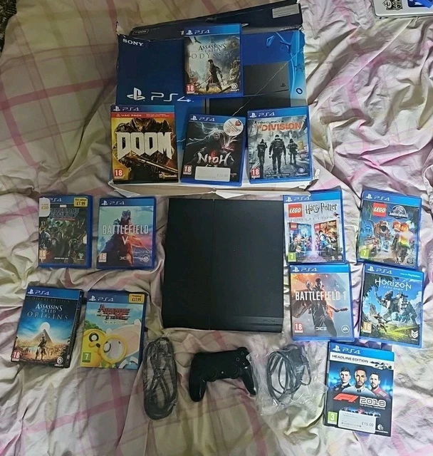 PLAYSTATION 4 PS4 Console 500gb 13 Games £104.72 - PicClick UK