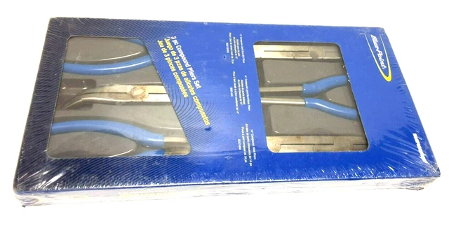 NEW BLUE-POINT BDGPL300CMP 3-piece Long-Reach Compound Pliers Set £130. ...