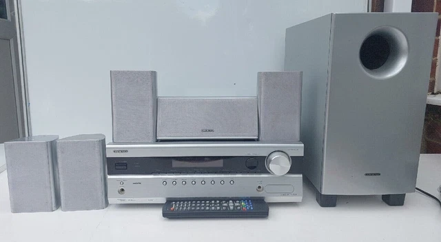 ONKYO HT-R548 5.1 Channel AV Receiver, Subwoofer and Speakers Surround ...