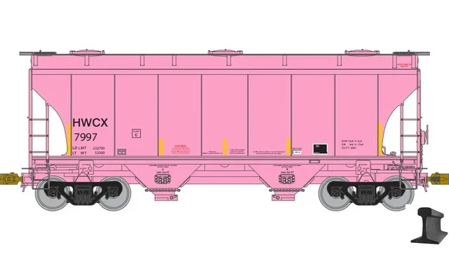 AMERICAN LIMITED ~ New 2024 ~ HO Scale ~ Trinity HWCX 2 Bay Hopper #7997 ~ 2030 £32.36 - PicClick UK