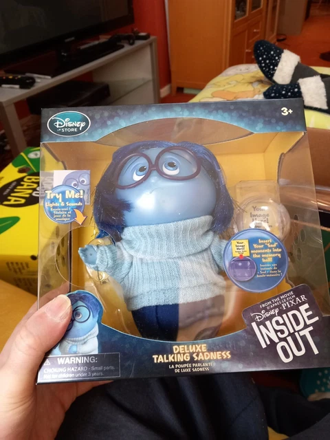 DISNEY PIXAR INSIDE Out Disney Store Deluxe Figure Sadness £34.99 ...