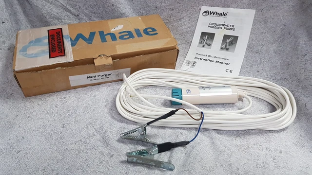 NEW WHALE WP4012 Mini Purger Groundwater Purging Pump 12V £79.99 ...