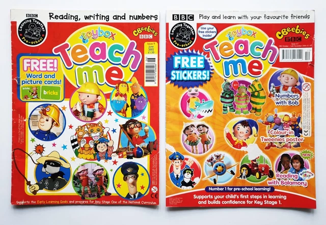 BBC TOYBOX MAGAZINES X 2 Jun 2002 & Nov 2004 Tweenies Fimbles Bill And ...