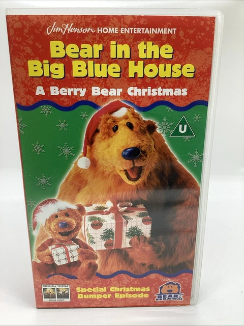 BEAR IN THE Big Blue House: A Berry Bear Christmas VHS (2000) Jim ...
