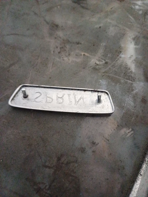 CLASSIC MINI COOPER S Sprint Mk1 BMC Bonnet Badge Speedwell Rare Works CLASSIC MINI COOPER S Sprint Mk1 BMC Bonnet Badge Speedwell Rare Works