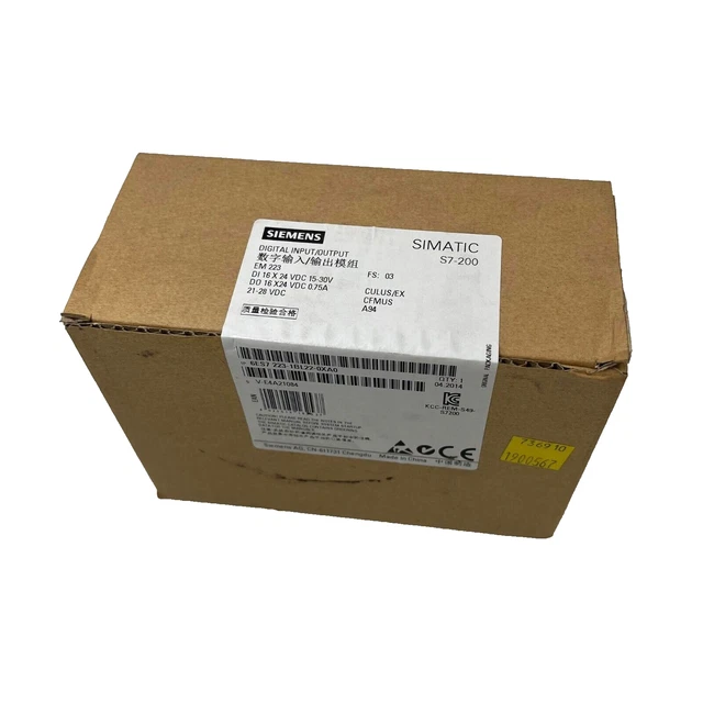 SIEMENS 6ES7 223-1BL22-0XA0 Digital Input Output Module for Simatic S7 ...