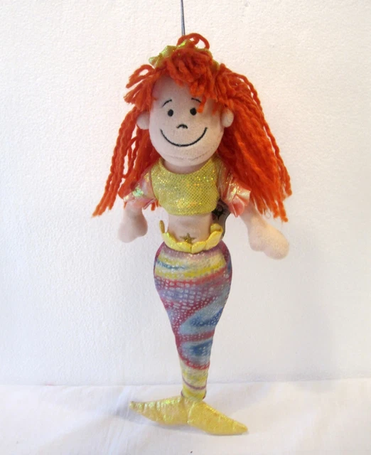 RETIRED JELLYCAT SPARKLY MERMAID SOFT TOY BEANIE GOLDEN HAIR 13ins ...