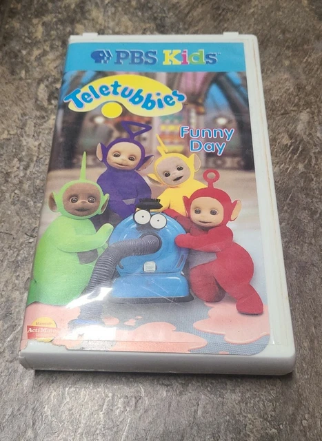 TELETUBBIES “FUNNY DAY” Clamshell (1999) VHS PBS Kids Video Volume 5 $9 ...