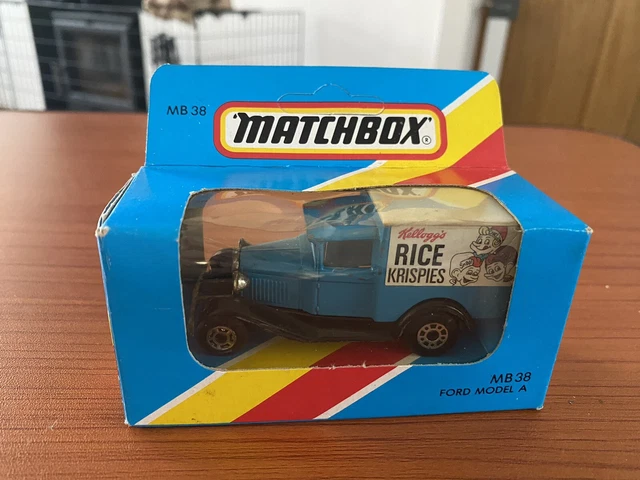 MATCHBOX MB38 MODEL A Ford Van KELLOGGS RICE KRISPIES £1.99 - PicClick UK