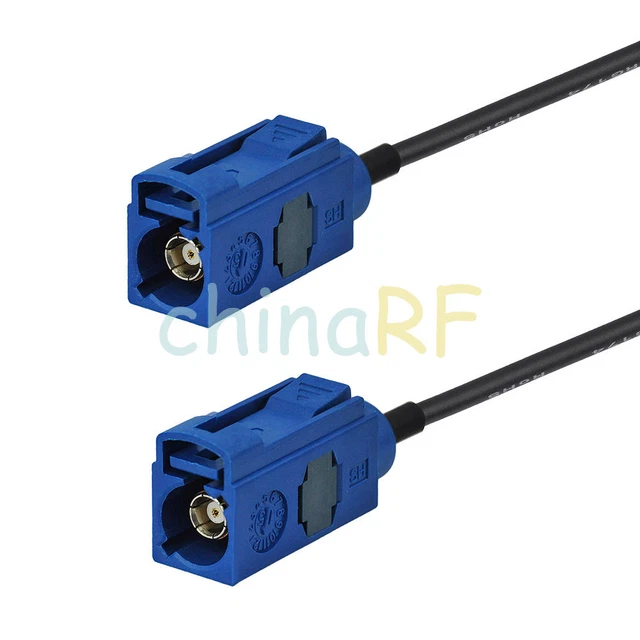 FAKRA &C& FEMALE to Jack Adapter Cable Pigtail RG174 15cm for GPS telematics £3.10 - PicClick UK