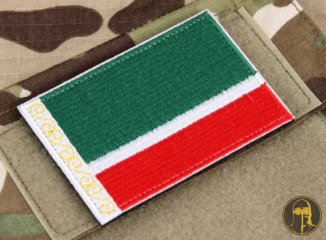 CECENIA MILITARY PATCH Flag Akhmat Kadyrov Bandiera Cecena Special ...