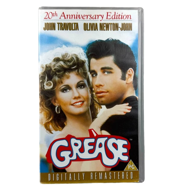 GREASE VIDEO VHS Film Famly Film Movie Musical Cert PG 1977 £9.99 ...