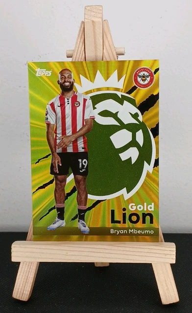 2025/2026 BYRAN MBEUMO Topps Premier League Gold Lion Brentford £4.99 ...
