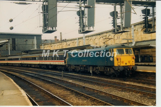RAILWAY PHOTOGRAPH CLASS 87 87101 @ Carlisle 8/10/90 11:28 Glasgow ...