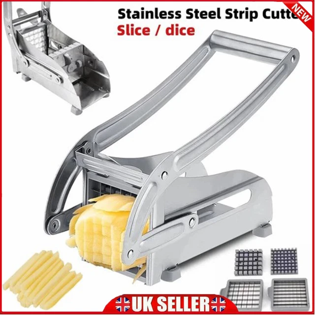 POTATO CHIPPER CHIP Chopper Cutter Slicer Maker with Suction Feet🍟 ...