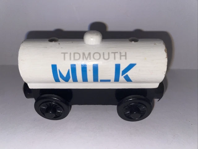 THOMAS THE TANK Engine And Friends Wooden Tidmouth Milk Train Tanker ...