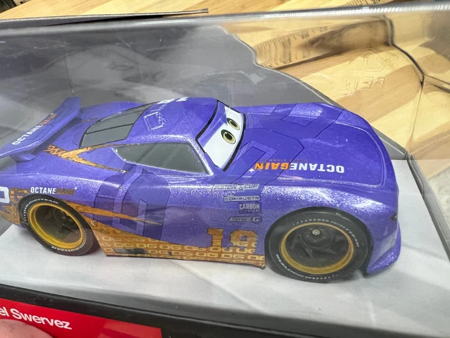 PIXAR CARS 3 Daniel Swervez Racing Disney Store 1:43 NEW PURPLE ...