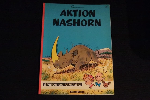SPIROU UND FANTASIO Erstauflage Nr. 4 Carlsen Aktion Nashorn EUR 8,00 ...