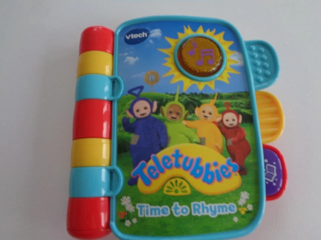 LIVRE MUSICAL VTECH Teletubbies Time To Rhyme Electronic Talking Light ...