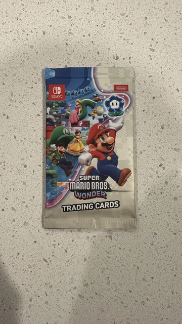 SUPER MARIO BROS Wonder - TRADING CARD PACK ONLY - NEW (unopened) RARE ...