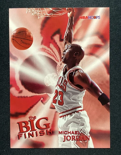 1996-97 SKYBOX NBA Hoops Michael Jordan The Big Finish Chicago Bulls ...
