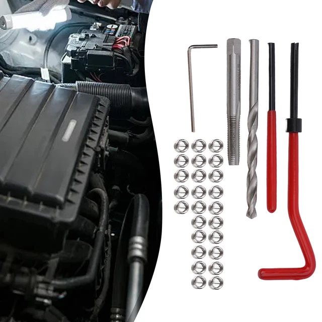 COMPREHENSIVE M6 METRIC Thread Repair Kit 30 Piece Set with Full ...