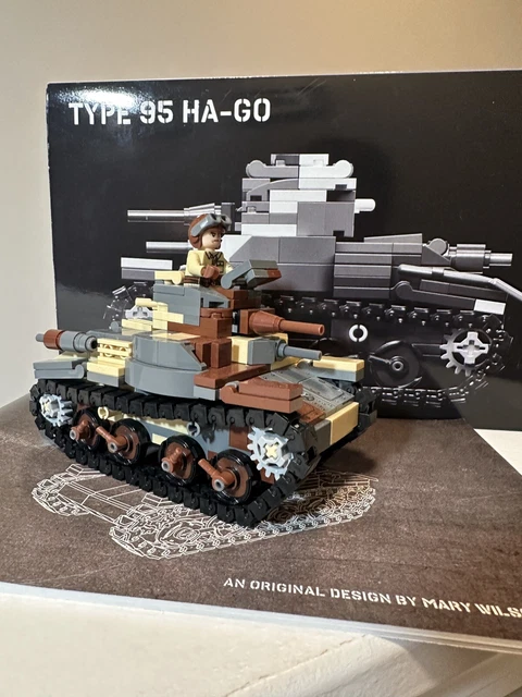 BRICKMANIA WW2 JAPANESE Type 95 Ha-Go Light Tank BKM2318 - Retired ...