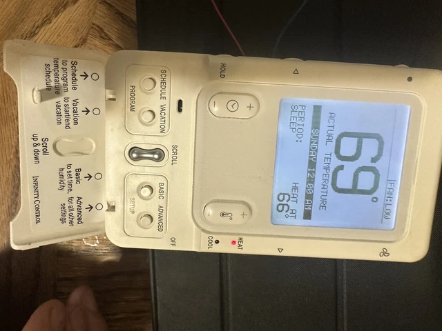 CARRIER INFINITY PROGRAMMABLE Digital Thermostat - SYSTXCCUID01-A ...