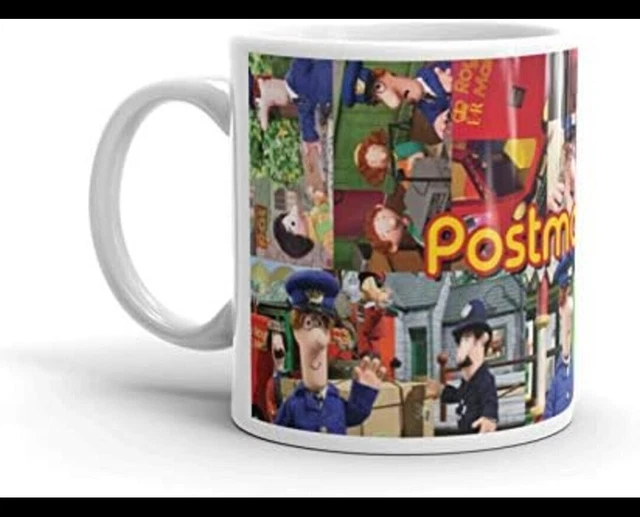 POSTMAN PAT HEAD of The Special Delivery Service Mug Cup Present ...