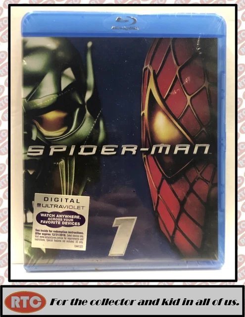 SPIDER-MAN (BLU-RAY, 2002) -Tobey Maguire, Willem Dafoe, Kirsten Dunst ...