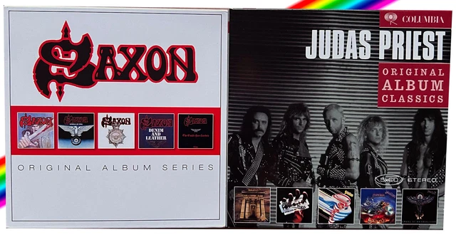 JUDAS PRIEST ORIGINAL Album Classics + Saxon Original Album Series CD ...