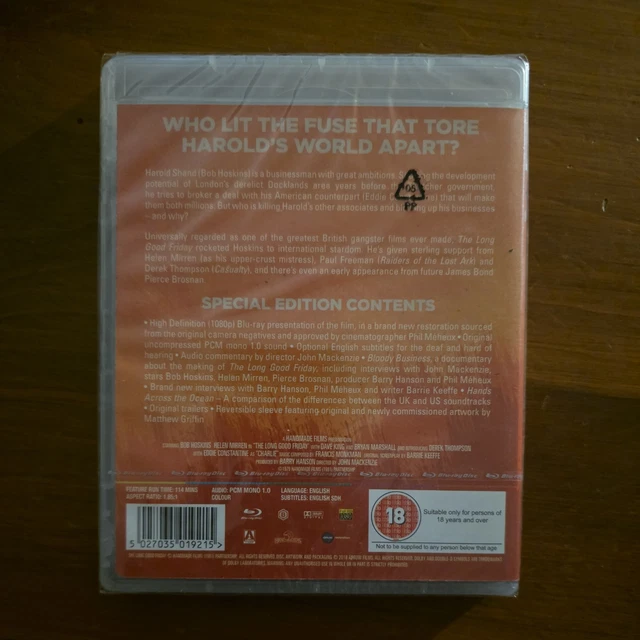 THE LONG GOOD Friday Arrow Video [18] Blu-ray Brand New Sealed £15.22 ...
