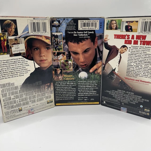 ADAM SANDLER 3 VHS Lot Happy Gilmore, Big Daddy, Mr Deeds £27.33 ...