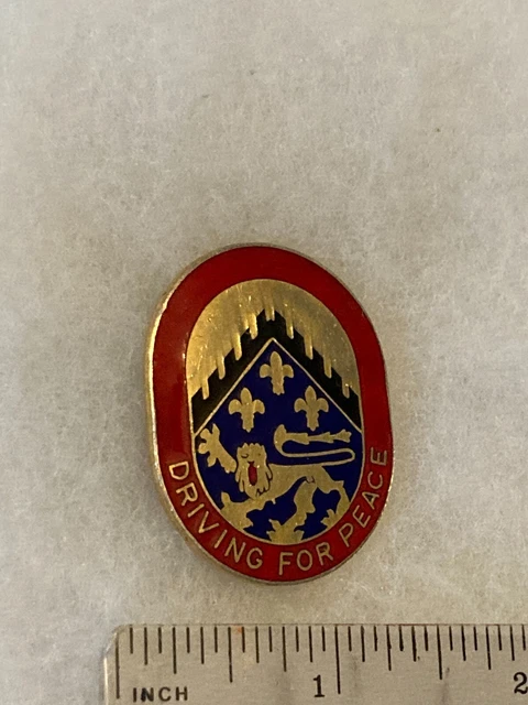 AUTHENTIC US ARMY 4th Transportation Battalion DI DUI Unit Crest ...