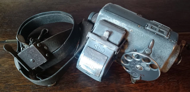 VINTAGE TIM TRAM Conductor Ticket Machine Leather Strap GLASGOW CORP ...