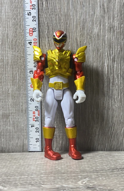 FIGURINE ARTICULÉE POWER Rangers Mega-force Ultra Metallic Force Red ...