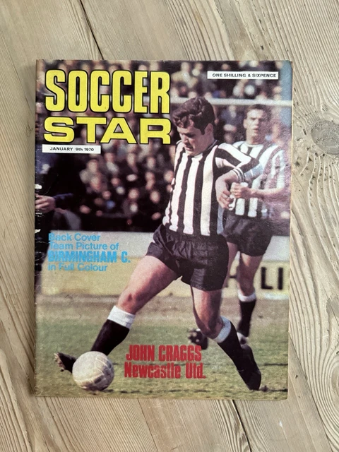 SOCCER STAR MAGAZINE January 9th 1970 - Newcastle United £4.99 ...