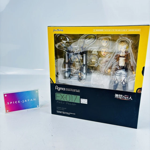 FIGURA MAX FACTORY figma EX 017 Attack on Titan Armin Arlert con caja ...