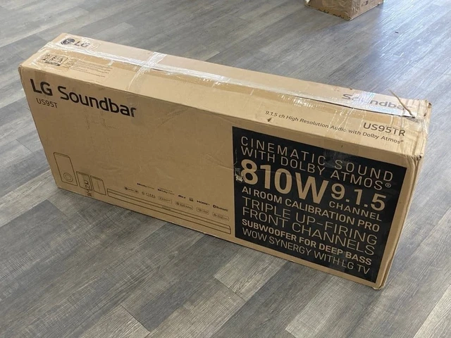 LG HOME CINEMA Soundbar 9.1.5ch + Rear Speakers & Subwoofer (US95TR ...