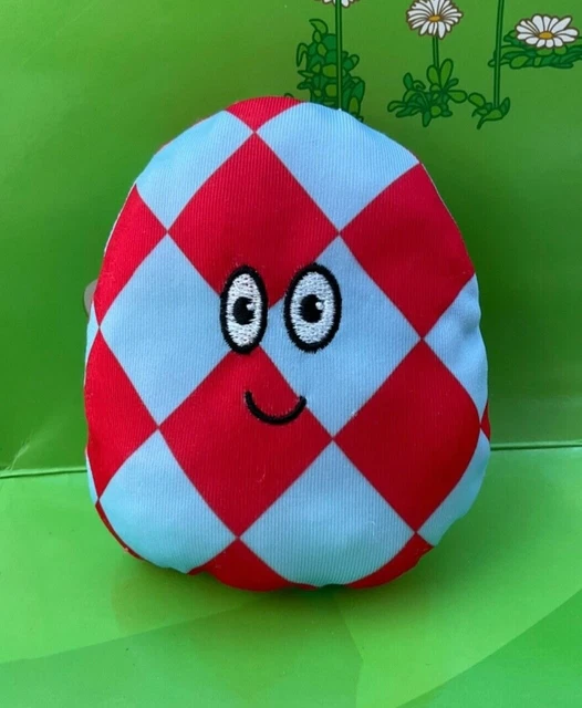 IN THE NIGHT Garden Plush Beanie Red & Blue Check Haa Hoo Haahoo - Rare ...