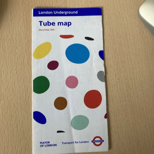 LONDON. UNDERGROUND. TUBE. Map. (. December. 2011 ) £2.30 - PicClick UK