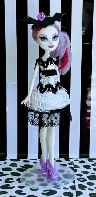 MONSTER HIGH INSPIRED Handmade Ooak Bats White Lace Frill Dress Only ...