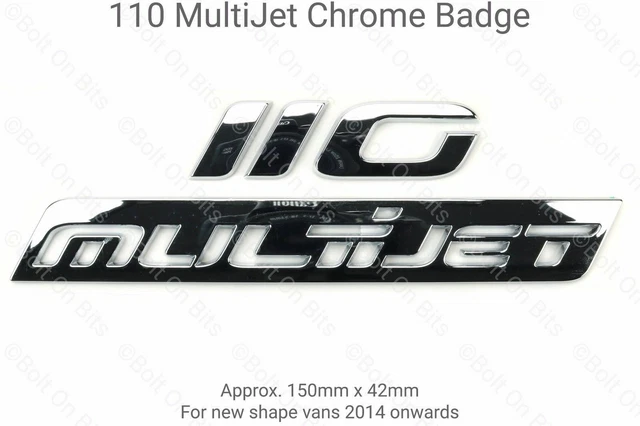 GENUINE FIAT DUCATO Chrome 110 MultiJet Badge 2014 to 2017 £42.99 ...
