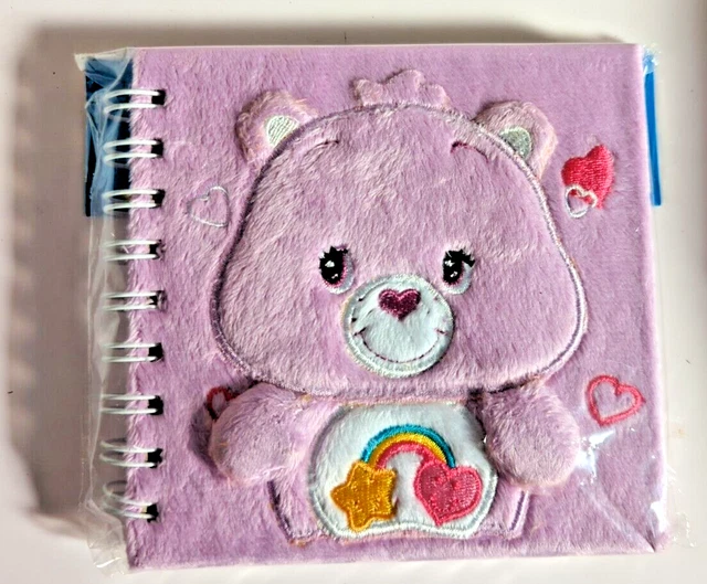 BEST FRIEND BEAR Care Bears Notebook Mini Purple Heart Star Rainbow ...