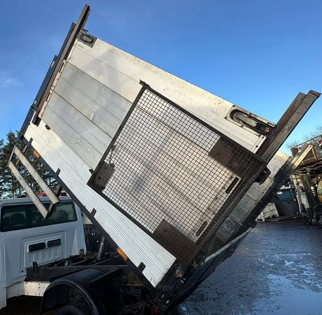 MK7 FORD TRANSIT Double Cab T350 High Sided Tipper Body With Pump Ram ...