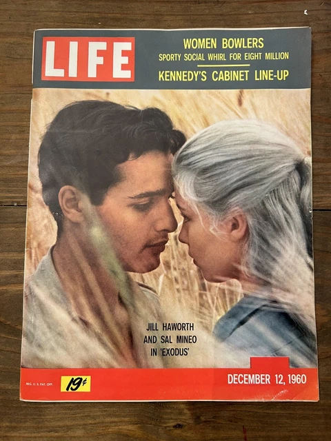 LIFE MAGAZINE DECEMBER 12 1960 Jill Haworth Sal Mineo Exodus JFK ...