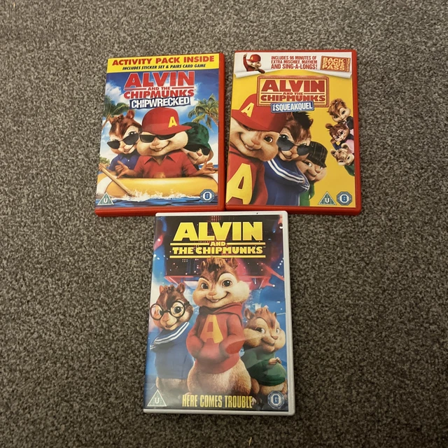 ALVIN AND THE Chipmunks film DVD Bundle £4.88 - PicClick UK