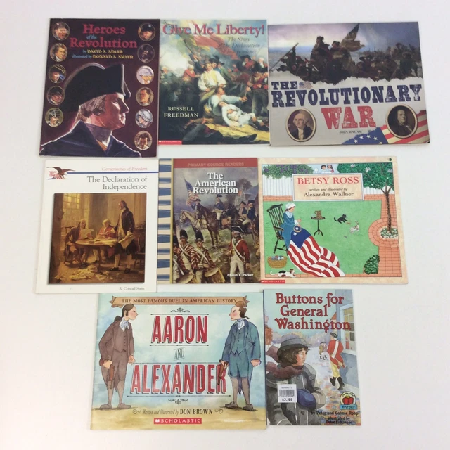 AMERICAN HISTORY REVOLUTIONARY War Kindergarten 1st 2nd 3rd 4th Grade 8 ...