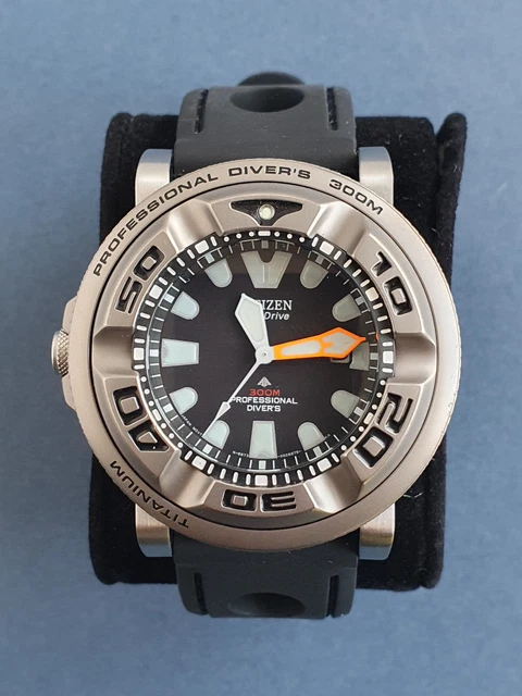 CITIZEN PROMASTER ECOZILLA Titanium 300m Divers Dive Watch £395.00 ...